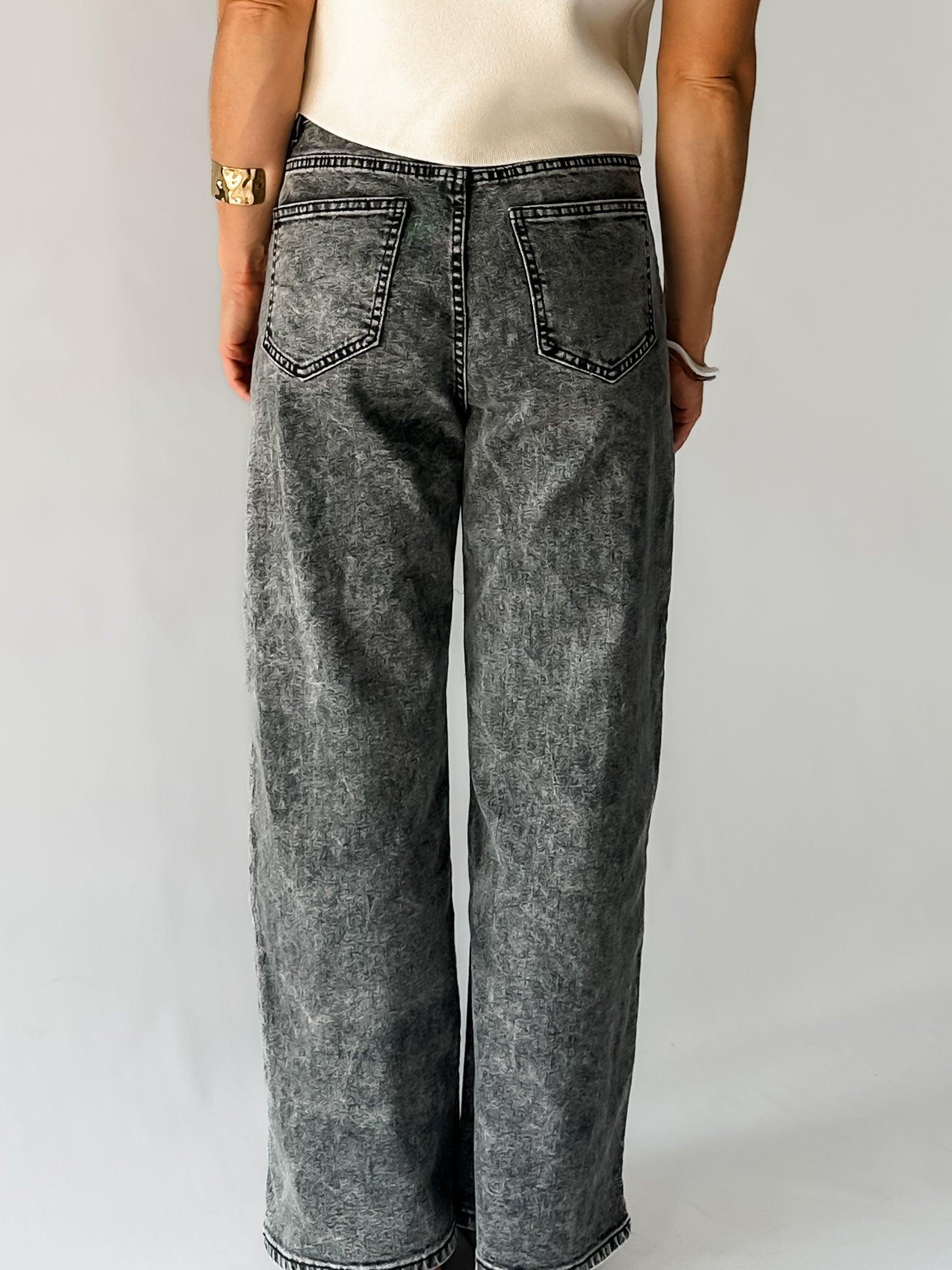 ADELAIDE JEANS - BLACK WASH – Everyday Runway